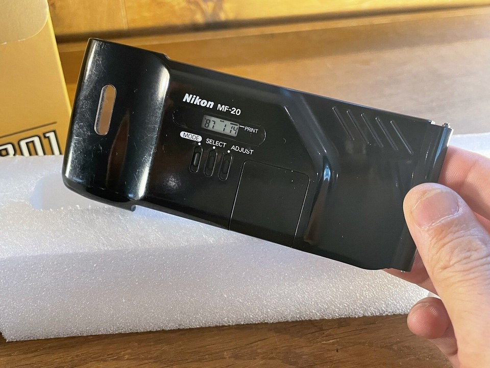 *Near Mint in Box* Nikon MF-20 Data Back for F-801 N8008 From Japan #A5 ...