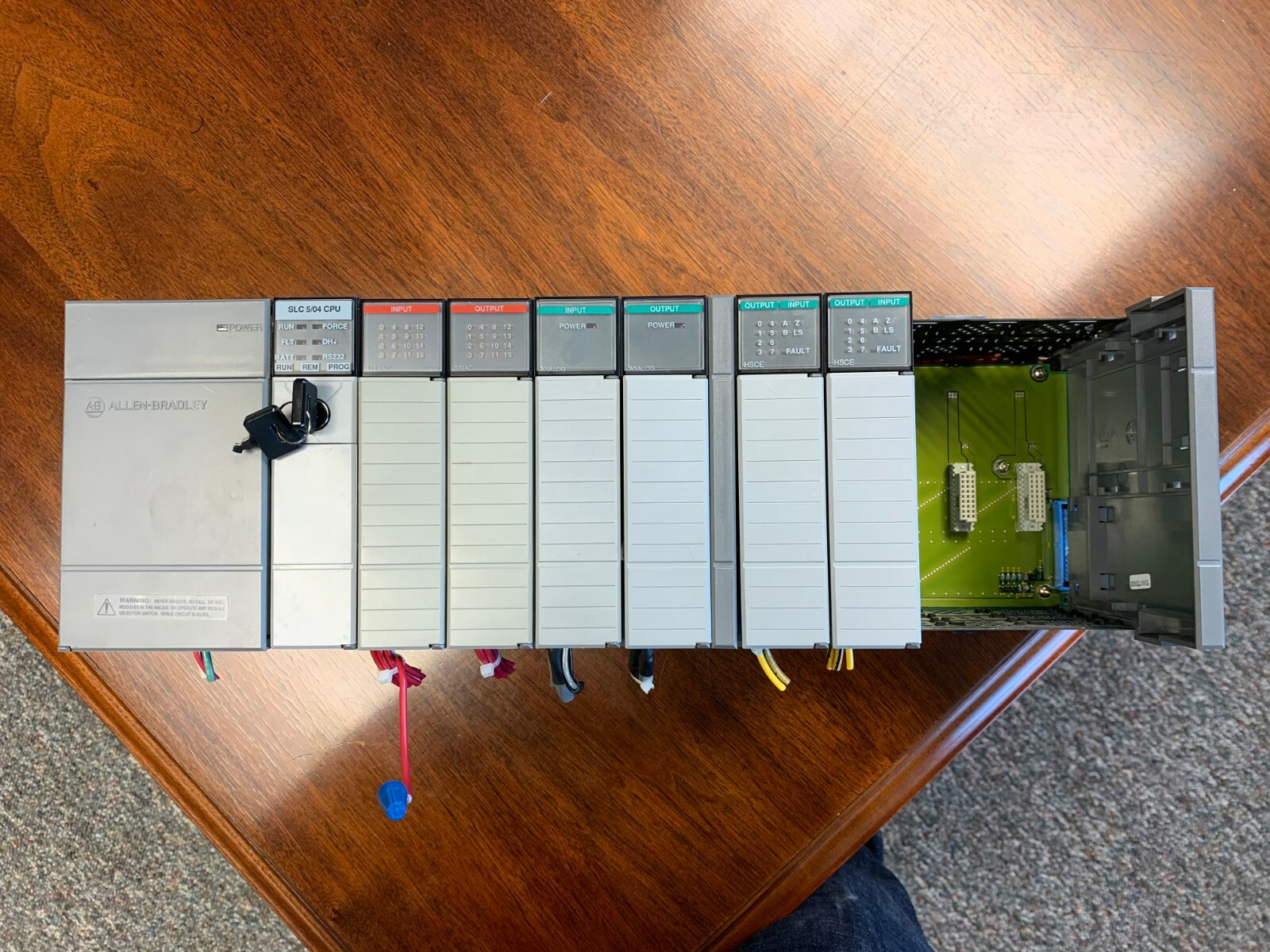 Full Allen Bradley PLC Rack w/ 1747-L543 Processor 10 Slot Rack | eBay