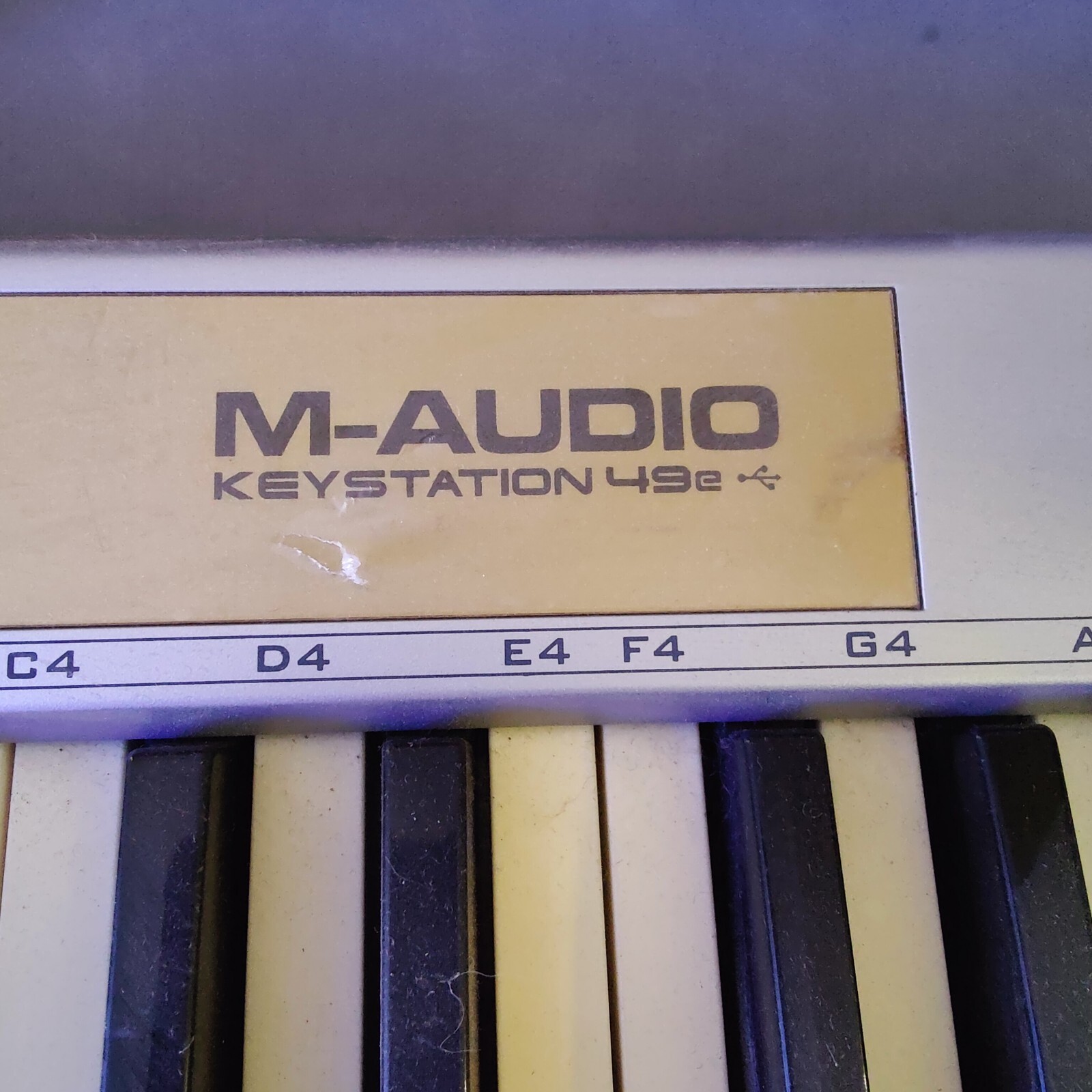 M-Audio Keystation 49e USB 49-Key MiDi Keyboard Controller. No power ...