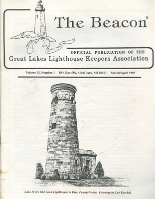 The Beacon Mar 1995 Great Lakes Lighthouse Keepers Newsletter | eBay