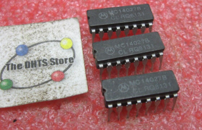 MC14027BCL Motorola CMOS Dual JK Flip-Flop IC Ceramic 4027 - NOS Qty 3 ...