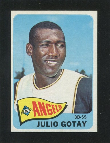 #552 JULIO GOTAY, Angels - 1965 Topps: NM, o/c, pack fresh, good gloss ...
