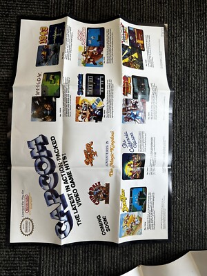 Capcom Insert Poster (Nintendo NES) CAP-NES-US-2 Poster Only | eBay