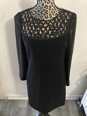 White House Black Market Dress Size 2 Black Body on Mini Classicore ...