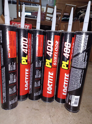 (6 Pack) Loctite PL 400 Subfloor Heavy Duty Adhesive, 28 fl oz ...