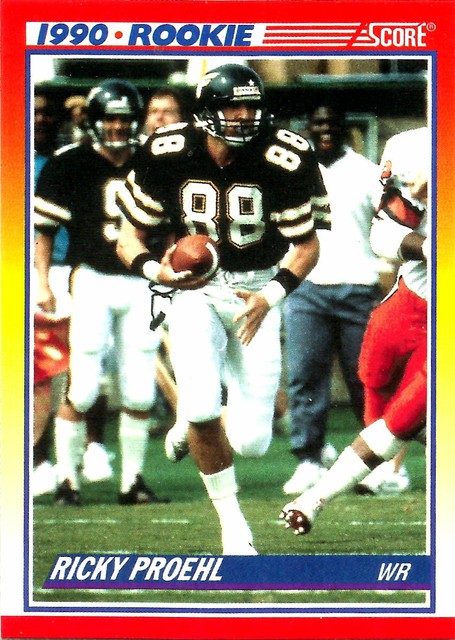 1990 Score - #654 Ricky Proehl (RC) for sale online | eBay