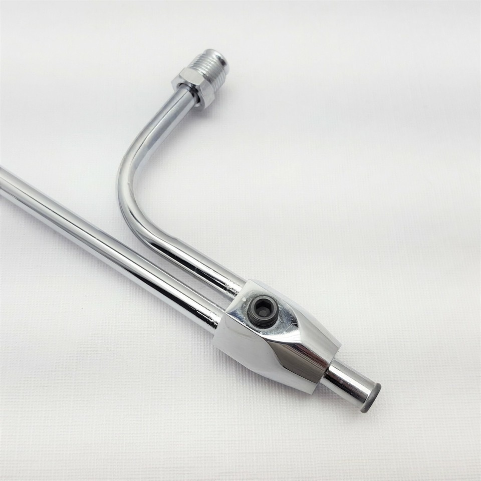 Chrome Dual Fuel Line Feed Holley 4160 Vacuum Secondary Carb 8-21/32 ...