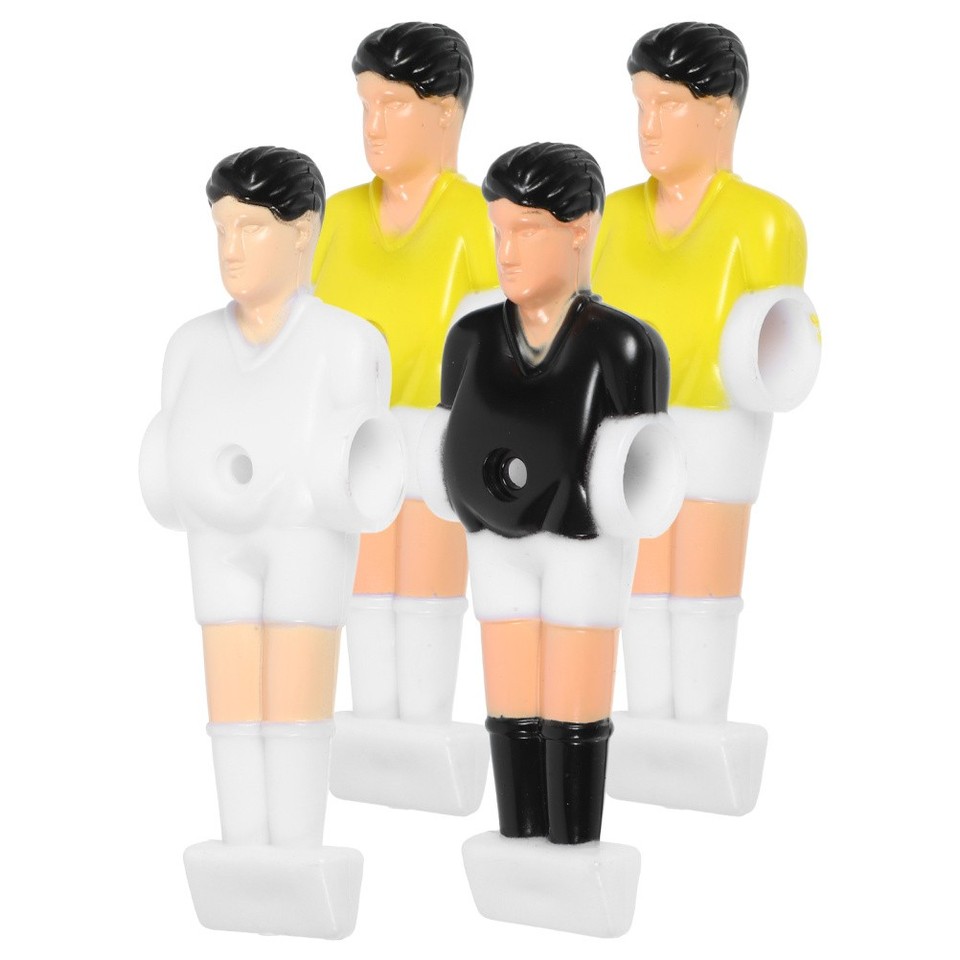 4 Pcs Mini Soccer Player Statue Football Players Toys Foosball Table ...