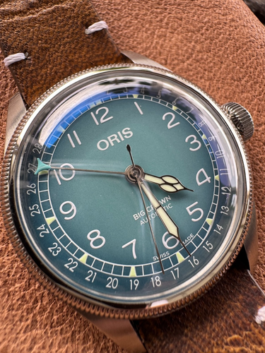 Oris X Men's Big Crown Cervo Volante Pointer with original box and ...