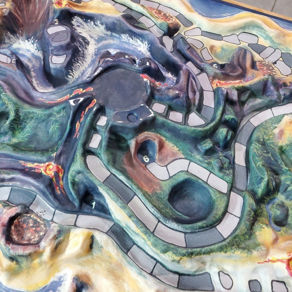 1986 Fireball Island Game by Milton Bradley Incomplete. Box, Board And ...