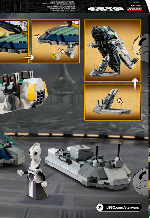 LEGO Star Wars 75433 Jango Fett's Starship 707 pcs Toy Building Kit | eBay