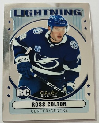 2021-22 OPC Platinum Rookie Retro #R-75 Ross Colton Tampa Bay Lightning ...