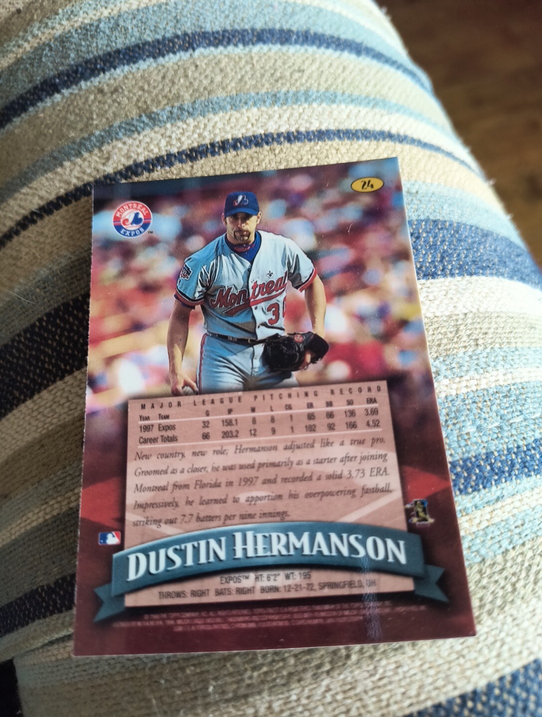 DUSTIN HERMANSON 1998 TOPPS FINEST #24 FREE SHIPPING | eBay