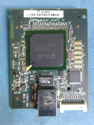 Zebra Thermal Printer Ethernet Port Card Board 47671-100 Zebranet | eBay