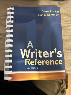 Writer's Reference (10e, Spiral) Brand New in Shrink Wrap 9781319169404 ...