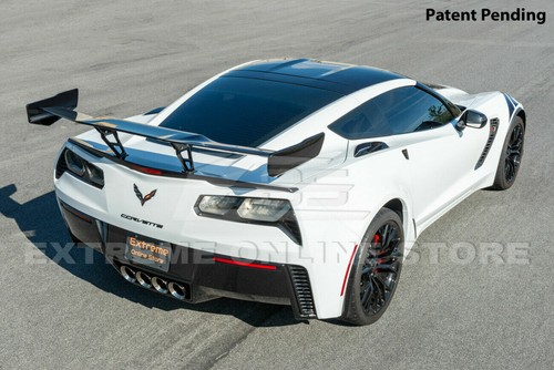 ZR1 Style For 14-19 Corvette C7 Z06 CARBON FLASH Rear Wing Spoiler With ...