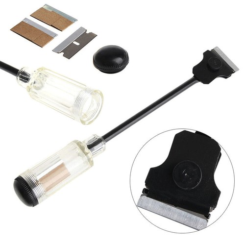 12" Long Razor Blade Extension Scraper Reach Handle Label Gasket Decal ...