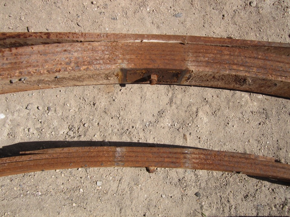 74-93 DODGE D350 D450 CUMMINS REAR LEAF SPRINGS W/ HELPERS OEM COMPLETE ...