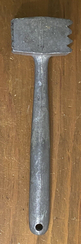 Vtg Aluminum 2 Sided MEAT TENDERIZER Hammer Butcher Mallet Pounder ...
