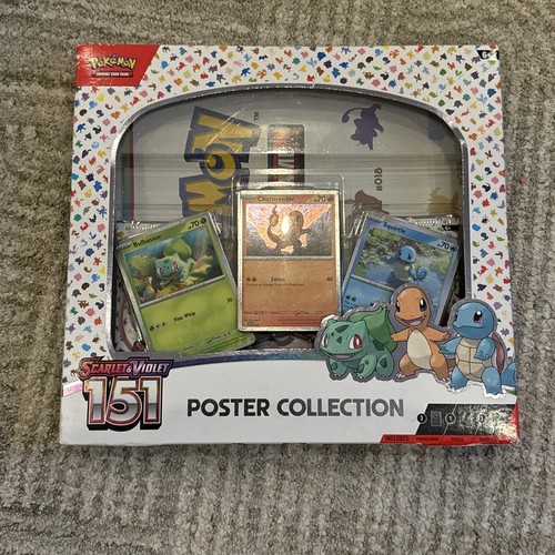 Nintendo Pokémon TCG Scarlet & Violet - 151 Poster Collection Box - 3 ...