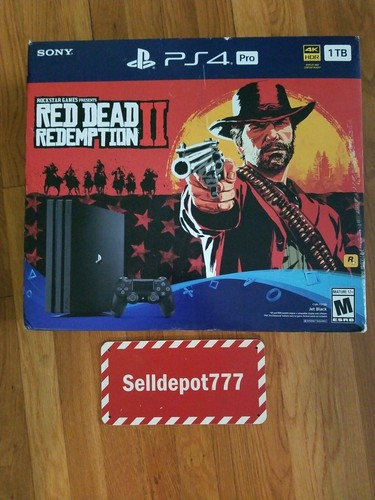 New Red Dead Redemption 2 PS4 Pro Bundle 1TB (RDR2 COVER ONLY) | eBay
