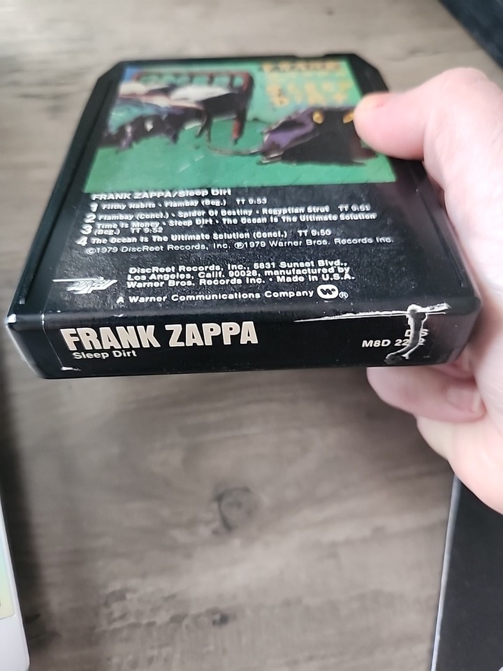 Frank Zappa "Sleep Dirt" 8-Track Tape - TESTED | eBay