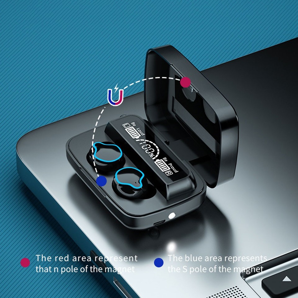 TWS Wireless Bluetooth Headphones Earphones Earbuds in-ear For iPhone ...