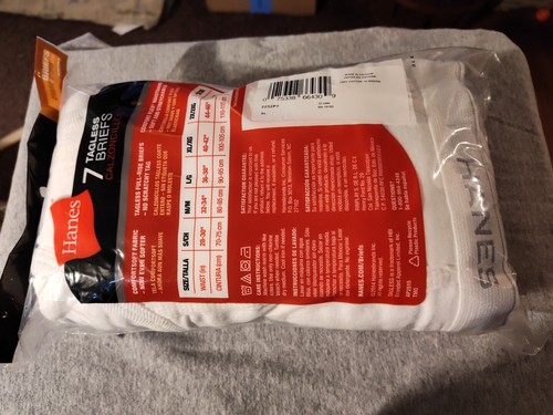 Hanes Mens Briefs Tighty White 6 Pack 42 Vintage USA 1997 underwear ...