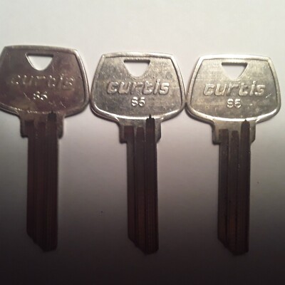 S- 6 Key Blank Lot of 3ea Curtis Brand Made in USA | eBay