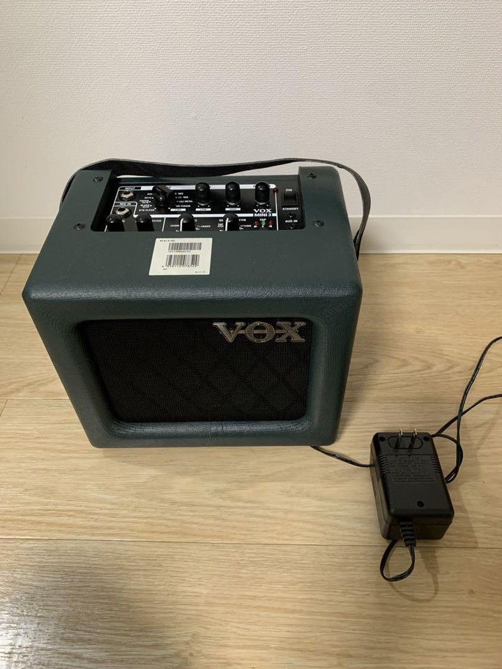 Rare Color VOX MINI3 G2 Modeling 3W Guitar Amplifier Green Tested ...