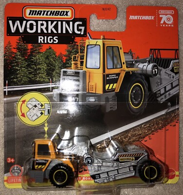 MATCHBOX WORKING RIGS METAL MBX Road Scraper #9/16 NEW FAST USPS SAME ...