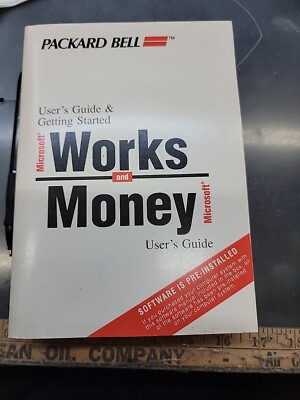 Vintage Microsoft Works and Money user's guide & getting started by ...