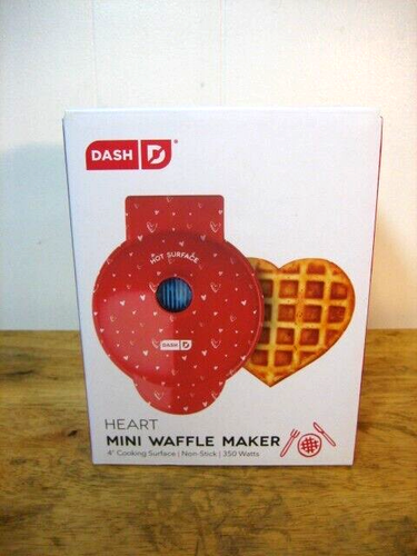 DASH Mini Waffle Heart Maker Machine for Individuals Paninis Hash ...