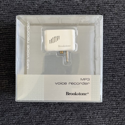 Brookstone Ipod MP3 voice recorder NIB - white | eBay