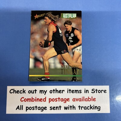 1995 Select Series 1 All-Australian AA9 Stephen Tingay Melbourne Demons ...