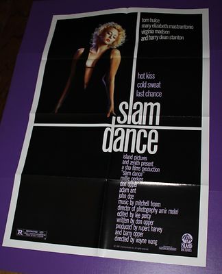 SLAM DANCE MOVIE POSTER ORIGINAL ONE SHEET VIRGINIA MADSEN | eBay UK