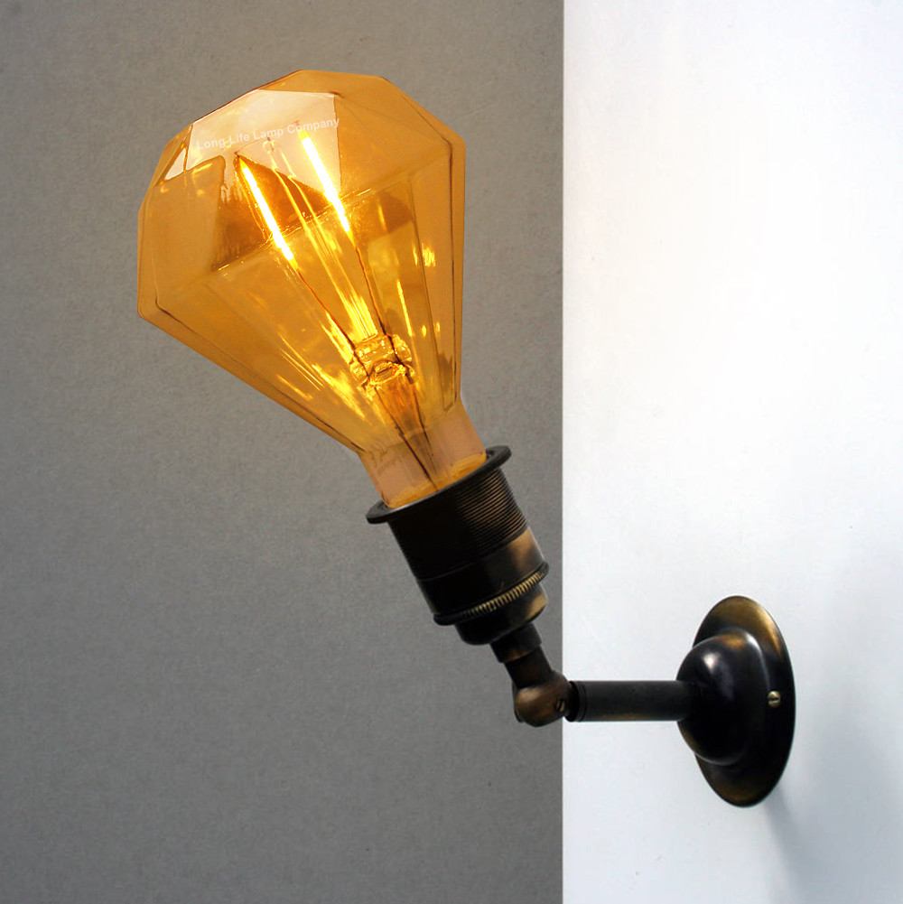 Vintage LED 2W Edison Style Filament Light Bulb B22 or E27 Twister ST58 ...