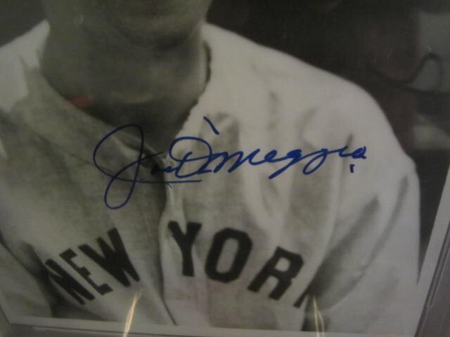 Joe DiMaggio New York Yankees Baseball Autographed George Brace 8x10 ...