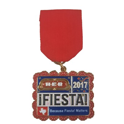 2017 HEB Name Tag Fiesta Medal San Antonio Texas Because Fiesta Matters ...