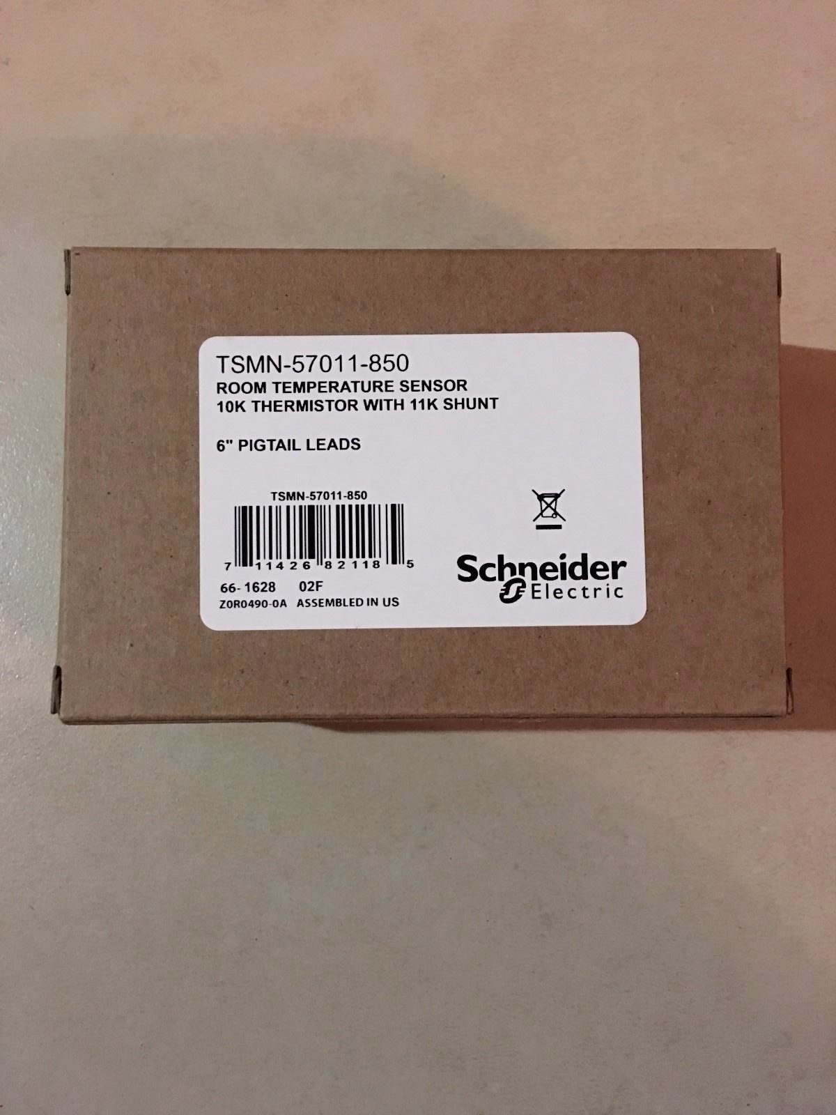 Schneider Electric TSMN-57011-850 Room Temperature Sensor NEW IN BOX | eBay