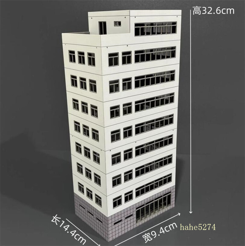 DIY 1/87 HO Scale City Scene Building Ensemble Plastic Assembled ...