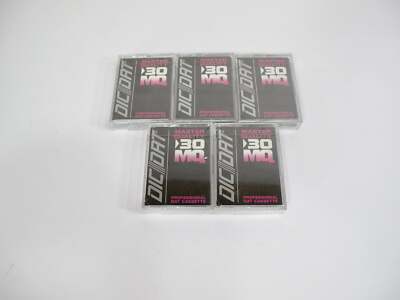 DIC 30 MQ Master Quality Digital Audio Tape DAT Sealed Lot of 5 | eBay