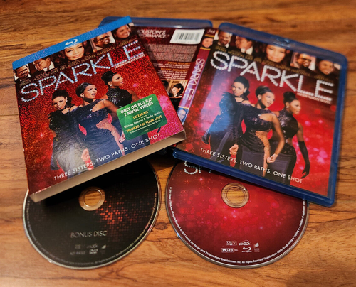 /4716 Sparkle (2012) Blu-ray & Wal-Mart Exclusive Bonus DVD Disc w ...