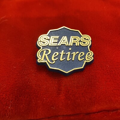 Vintage Sears Department Store Retiree Plastic Lapel Hat Pin | eBay