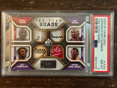 2009 SPGU Quad Logo Tag - Michael Jordan - Chamberlain - PSA 8 - #d 1/2 ...