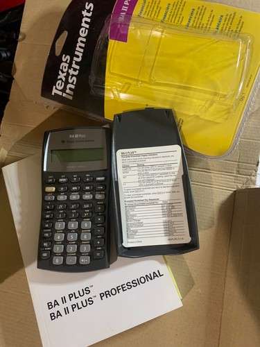 Texas Instruments BA II Plus Business Analyst Financial Calculator | eBay