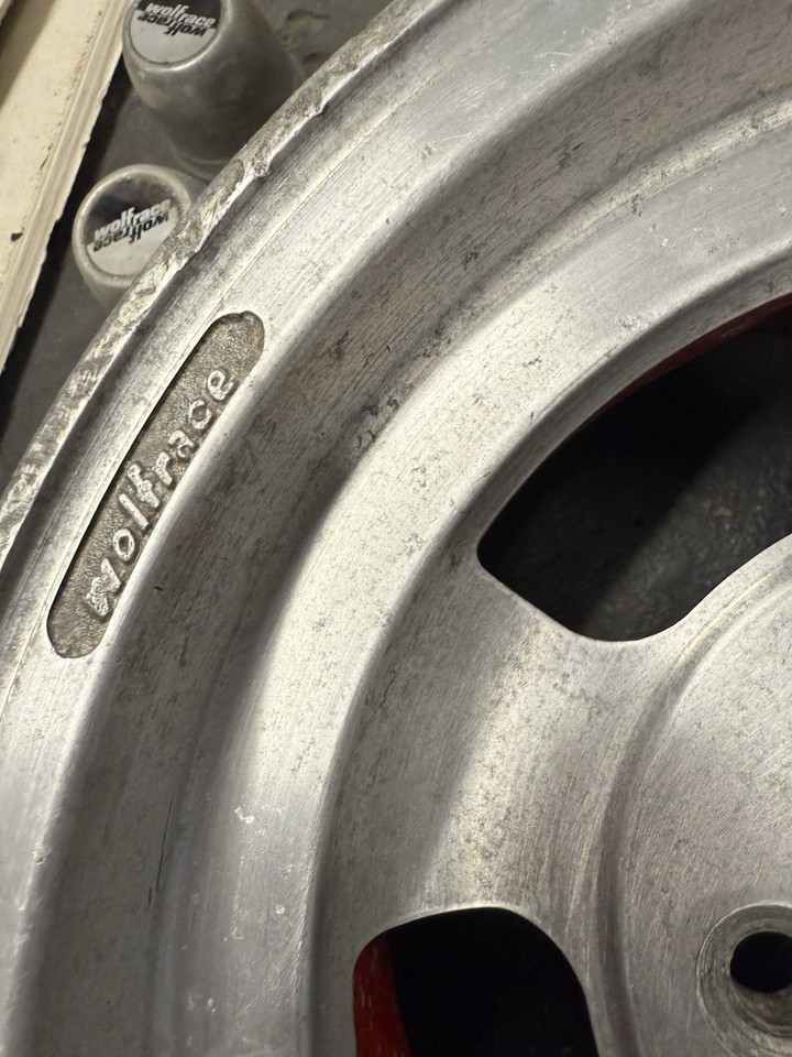 Four Vintage Retro Wolfrace Slot Mags Alloy Wheels Ford Fitment 8x13 ...