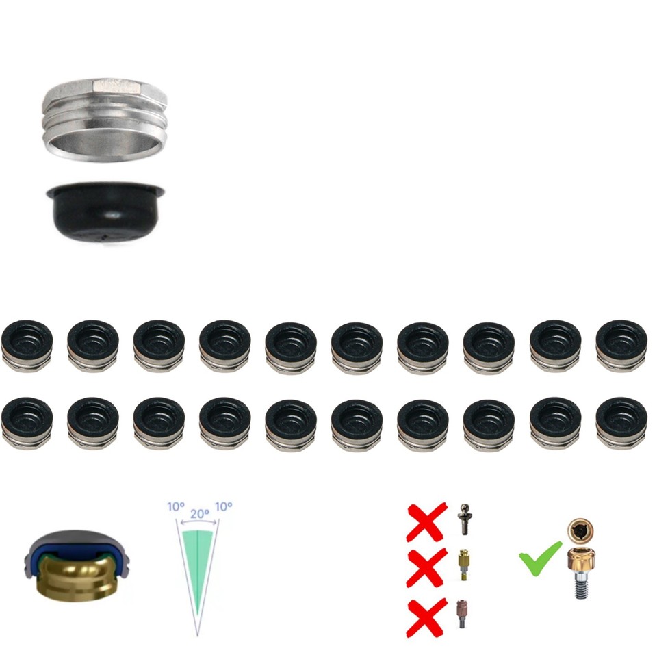 US Dental Locator Replacement Metal Housing &Lab Processing cap Inserts ...