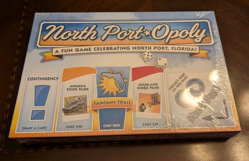 Late for the Sky Board Game North Port Opoly Florida BRAND NEW SEALED ...