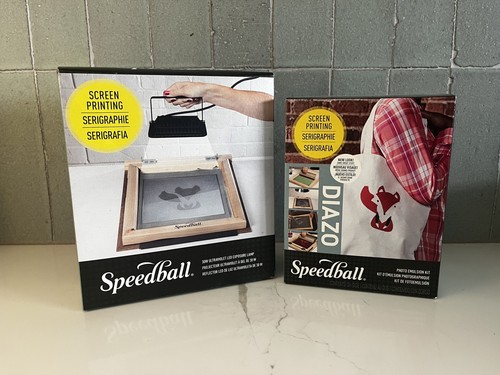 Speedball screen printing kit - 30w UV exposure lamp + diazo photo ...